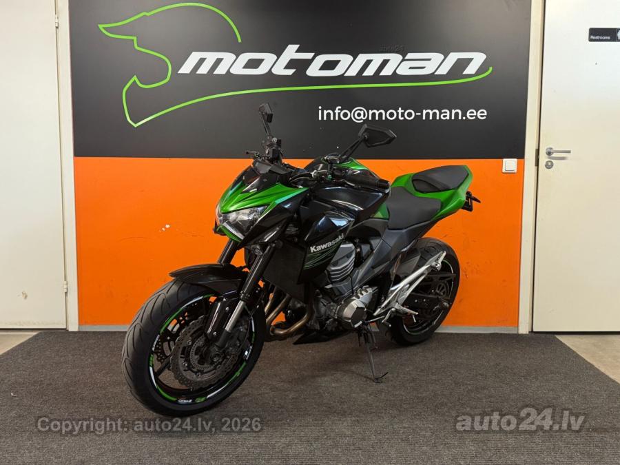 Зеленый Кавасаки Z 800 2014 в Тарту, объемом двигателя 0.81 л и пробегом 23 тыс. км за 5990 €, фото 7 на AUTOMOTO.COM.LV