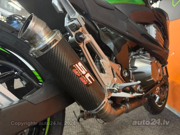 Green Kawasaki Z 800 2014 in Tartu, with an engine capacity of 0.81 L and mileage of 23 thousand km for 5990 €, photo 9 on AUTOMOTO.COM.LV