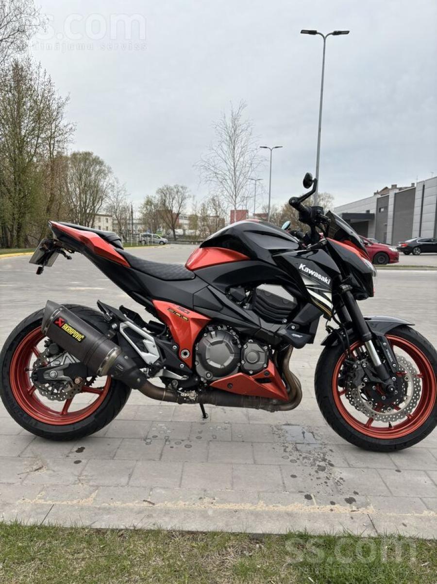 Kawasaki Z 800 2013 in Riga, with an engine capacity of 0.81 L and mileage of 0 thousand km for 4700 €, photo 4 on AUTOMOTO.COM.LV