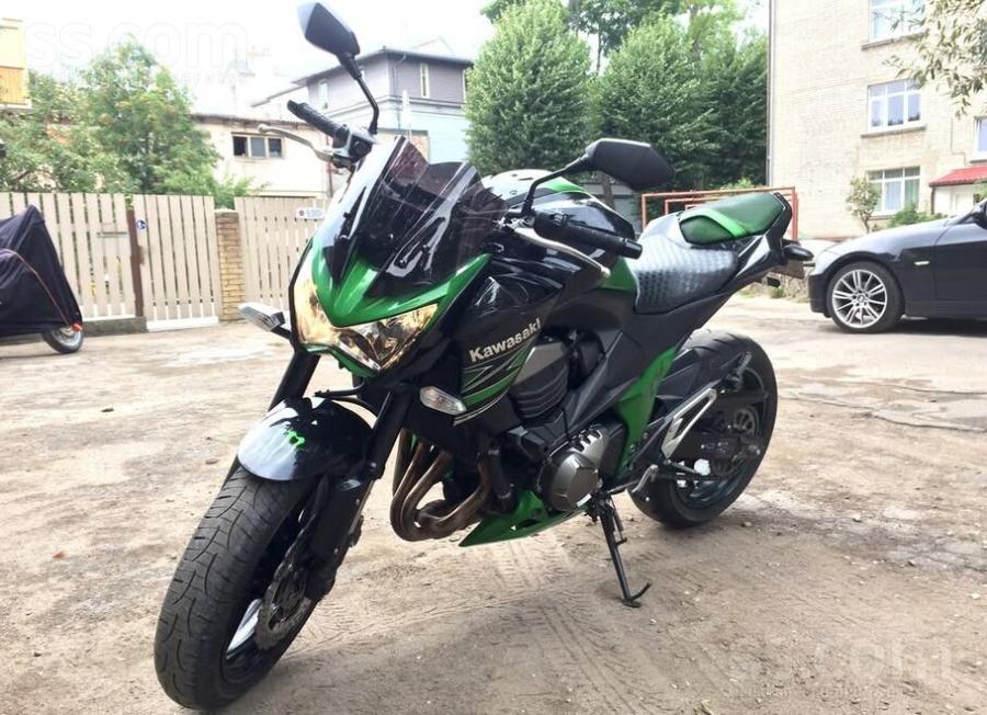Kawasaki Z 800 2014 in Riga, with an engine capacity of 0.80 L and mileage of 0 thousand km for 4800 €, photo 1 on AUTOMOTO.COM.LV