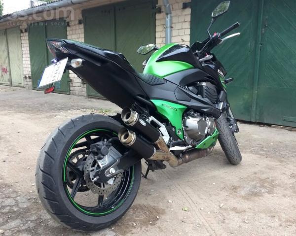 Kawasaki Z 800 2014 in Riga, with an engine capacity of 0.80 L and mileage of 0 thousand km for 4800 €, photo 2 on AUTOMOTO.COM.LV
