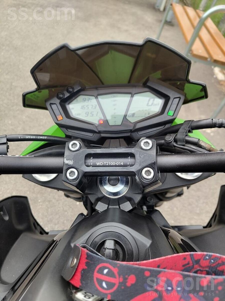 Kawasaki Z 800 2015 in Daugavpils, with an engine capacity of 0.81 L and mileage of 0 thousand km for 4600 €, photo 5 on AUTOMOTO.COM.LV
