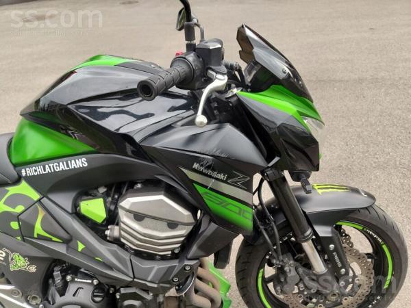Kawasaki Z 800 2015 in Daugavpils, with an engine capacity of 0.81 L and mileage of 0 thousand km for 4600 €, photo 6 on AUTOMOTO.COM.LV