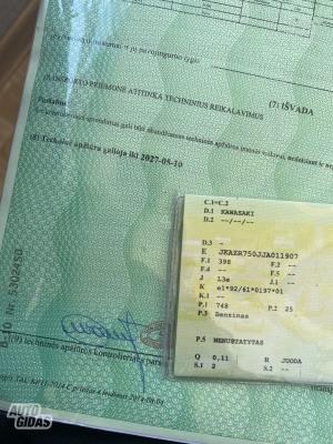 Melns Kawasaki Z 2004 Telšiai, ar dzinēja tilpumu 0.75 L un nobraukumu 70 tūkst. km par 3000 €, foto 7 vietnē AUTOMOTO.COM.LV
