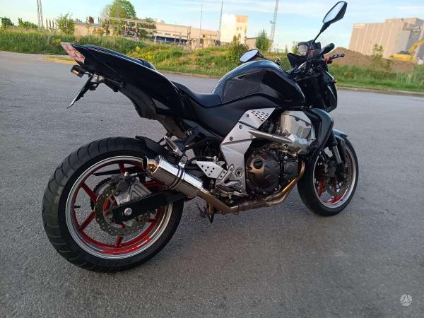 Black Kawasaki Z 2007 in Klaipeda, with an engine capacity of 0.75 L and mileage of 59 thousand km for 2900 €, photo 1 on AUTOMOTO.COM.LV