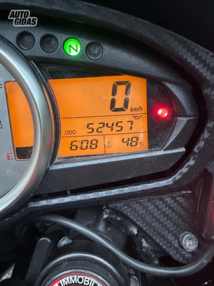 Black Kawasaki Z 2008 in Kaunas, with an engine capacity of 0.75 L and mileage of 52 thousand km for 3100 €, photo 11 on AUTOMOTO.COM.LV