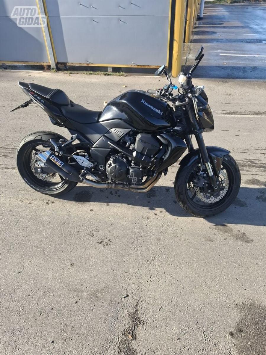 Black Kawasaki Z 2009 in Kaunas, with an engine capacity of 0.75 L and mileage of 38 thousand km for 3300 €, photo 1 on AUTOMOTO.COM.LV