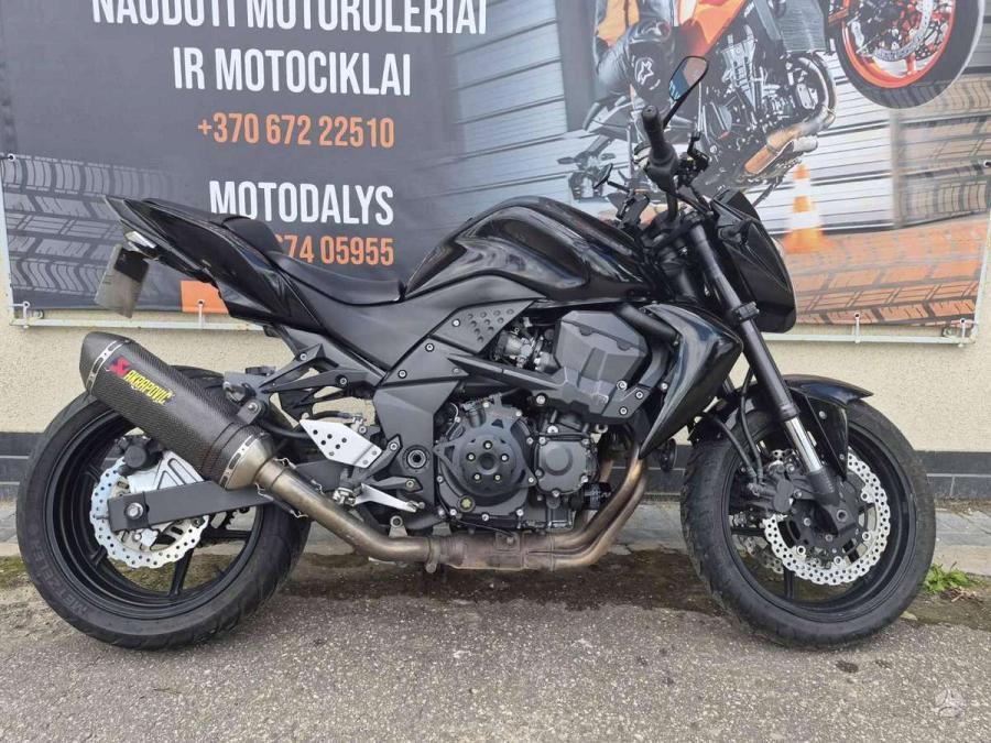 Black Kawasaki Z 2013 in Panevezys, with an engine capacity of 0.75 L and mileage of 43 thousand km for 3600 €, photo 4 on AUTOMOTO.COM.LV