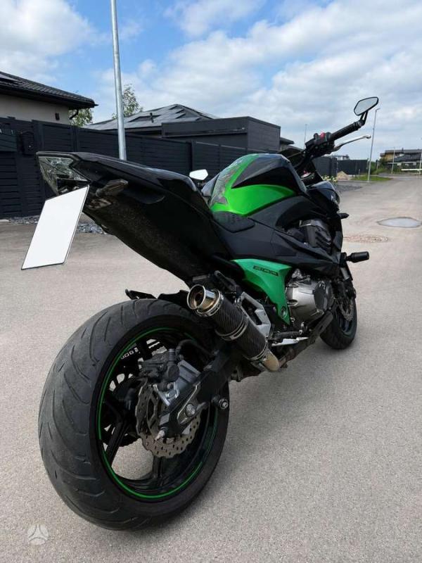 Black Kawasaki Z 2014 in Kaunas, with an engine capacity of 0.80 L and mileage of 27 thousand km for 4500 €, photo 6 on AUTOMOTO.COM.LV