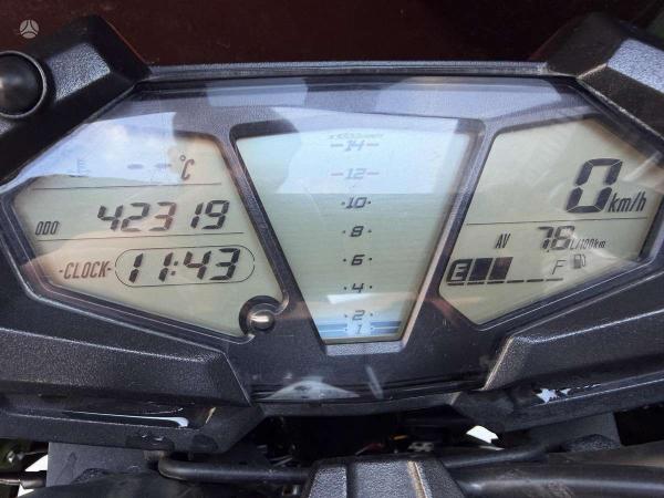 Черный Кавасаки Z 2014 в Вильнюс, объемом двигателя 0.81 л и пробегом 42 тыс. км за 4450 €, фото 8 на AUTOMOTO.COM.LV