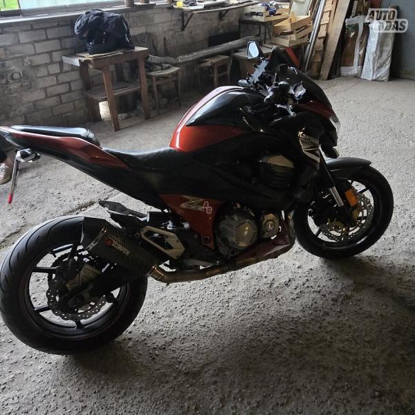 Black Kawasaki Z 2014 in Kaunas, with an engine capacity of 0.80 L and mileage of 24 thousand km for 3800 €, photo 3 on AUTOMOTO.COM.LV