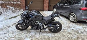 Black Kawasaki Z 2017 in Vilnius, with an engine capacity of 0.95 L and mileage of 22 thousand km for 4300 €, photo 5 on AUTOMOTO.COM.LV