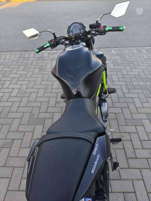 Black Kawasaki Z 2017 in Silale, with an engine capacity of 0.65 L and mileage of 22 thousand km for 3750 €, photo 7 on AUTOMOTO.COM.LV