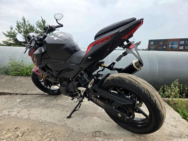 Black Kawasaki Z 2019 in Kaunas, with an engine capacity of 0.40 L and mileage of 22 thousand km for 3400 €, photo 4 on AUTOMOTO.COM.LV