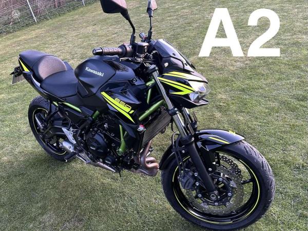 Black Kawasaki Z 2020 in Palanga, with an engine capacity of 0.65 L and mileage of 10 thousand km for 4600 €, photo 2 on AUTOMOTO.COM.LV