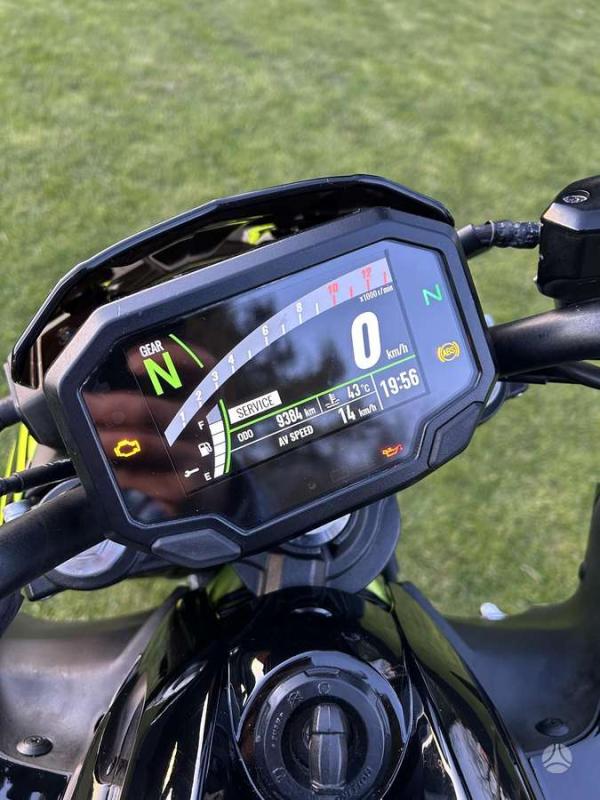 Black Kawasaki Z 2020 in Palanga, with an engine capacity of 0.65 L and mileage of 10 thousand km for 4600 €, photo 6 on AUTOMOTO.COM.LV