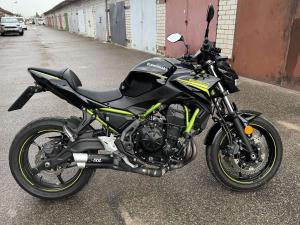 Black Kawasaki Z 2020 in Kaunas, with an engine capacity of 0.65 L and mileage of 9 thousand km for 5200 €, photo  on AUTOMOTO.COM.LV