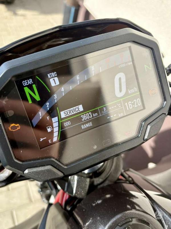 Black Kawasaki Z 2023 in Kaunas, with an engine capacity of 0.65 L and mileage of 4 thousand km for 5500 €, photo 7 on AUTOMOTO.COM.LV