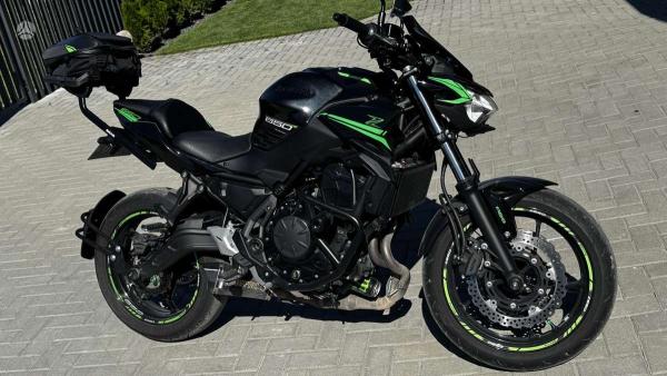 Black Kawasaki Z 2024 in Kaunas, with an engine capacity of 0.65 L and mileage of 14 thousand km for 6499 €, photo 1 on AUTOMOTO.COM.LV