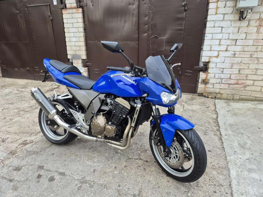 Blue Kawasaki Z 2004 in Alytus, with an engine capacity of 0.75 L and mileage of 36 thousand km for 2650 €, photo 4 on AUTOMOTO.COM.LV