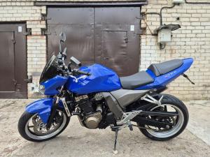 Blue Kawasaki Z 2004 in Alytus, with an engine capacity of 0.75 L and mileage of 36 thousand km for 2650 €, photo 5 on AUTOMOTO.COM.LV