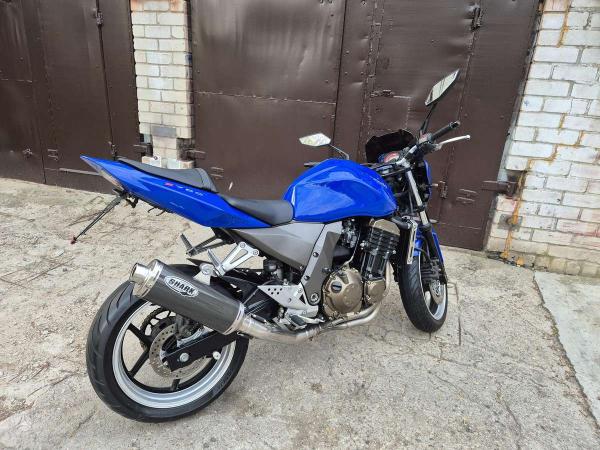 Blue Kawasaki Z 2004 in Alytus, with an engine capacity of 0.75 L and mileage of 36 thousand km for 2650 €, photo 6 on AUTOMOTO.COM.LV