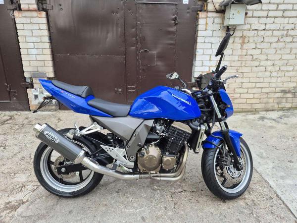 Blue Kawasaki Z 2004 in Alytus, with an engine capacity of 0.75 L and mileage of 36 thousand km for 2650 €, photo 8 on AUTOMOTO.COM.LV