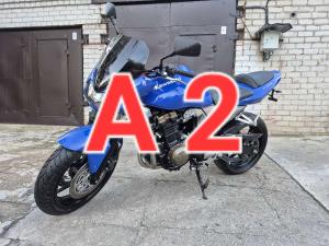 Blue Kawasaki Z 2005 in Alytus, with an engine capacity of 0.75 L and mileage of 30 thousand km for 2970 €, photo  on AUTOMOTO.COM.LV