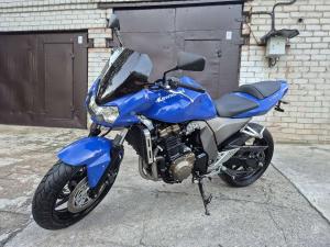 Blue Kawasaki Z 2005 in Alytus, with an engine capacity of 0.75 L and mileage of 30 thousand km for 2970 €, photo 3 on AUTOMOTO.COM.LV