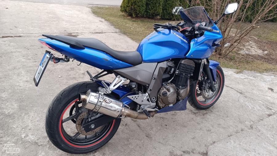 Blue Kawasaki Z 2006 in Druskininkai, with an engine capacity of 0.75 L and mileage of 60 thousand km for 2100 €, photo 3 on AUTOMOTO.COM.LV