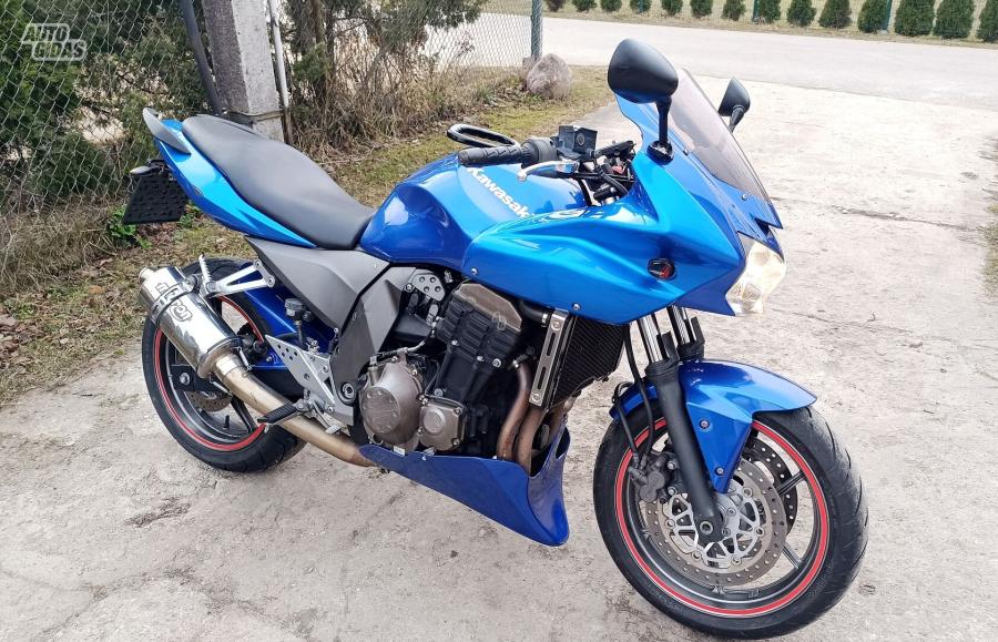 Blue Kawasaki Z 2006 in Druskininkai, with an engine capacity of 0.75 L and mileage of 60 thousand km for 2100 €, photo 4 on AUTOMOTO.COM.LV