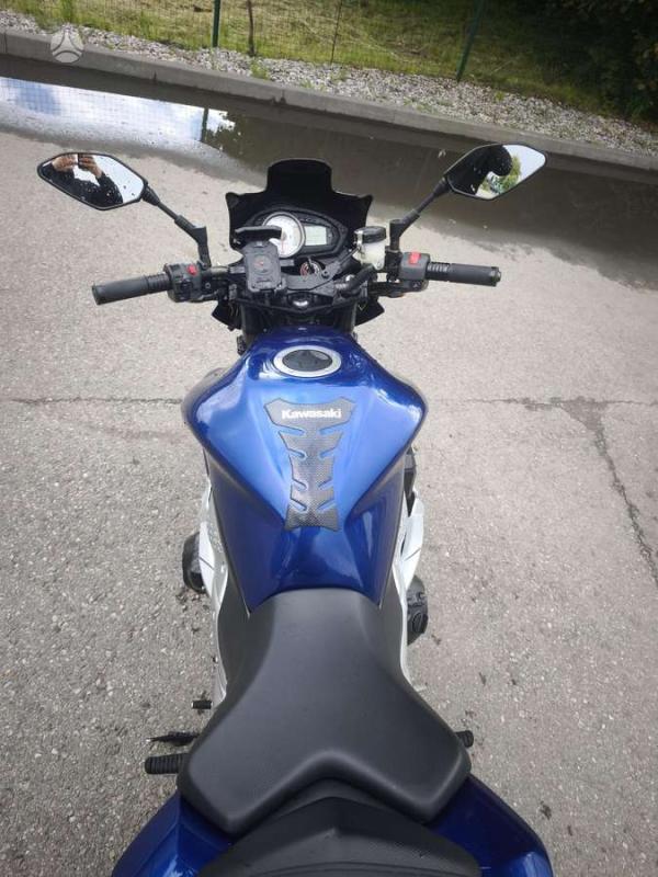 Blue Kawasaki Z 2009 in Kaunas, with an engine capacity of 0.75 L and mileage of 41 thousand km for 3500 €, photo 6 on AUTOMOTO.COM.LV