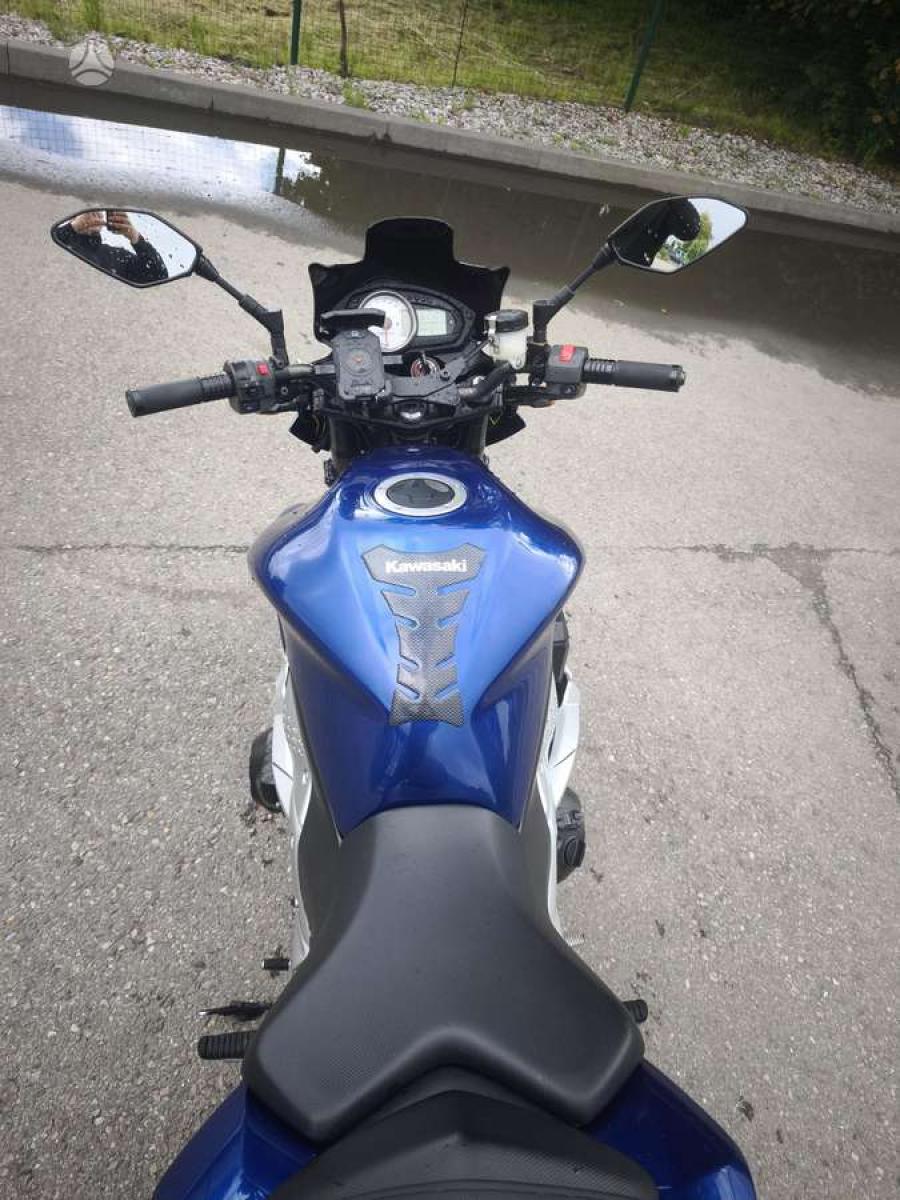 Blue Kawasaki Z 2009 in Kaunas, with an engine capacity of 0.75 L and mileage of 41 thousand km for 3500 €, photo 7 on AUTOMOTO.COM.LV