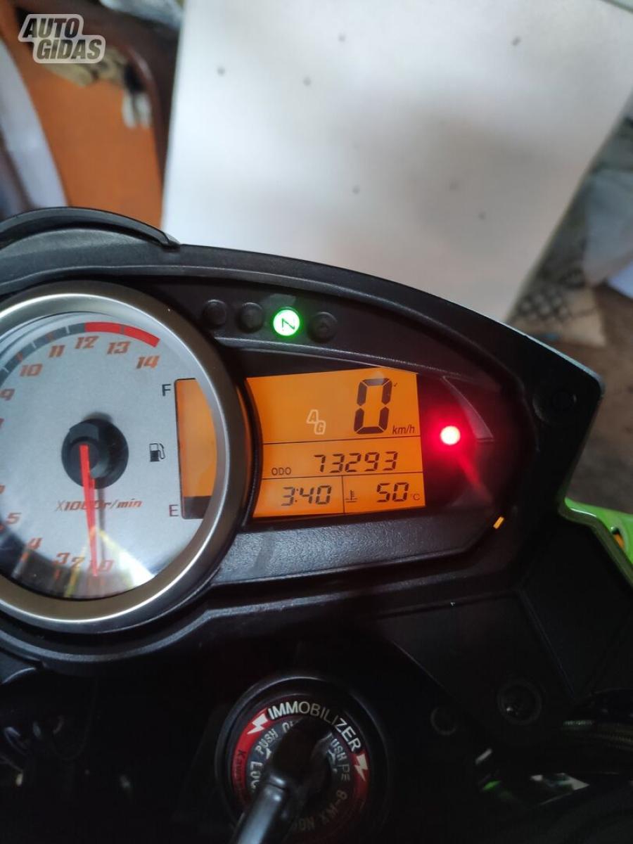 Zaļš Kawasaki Z 2007 Kauņa, ar dzinēja tilpumu 0.75 L un nobraukumu 75 tūkst. km par 3150 €, foto 13 vietnē AUTOMOTO.COM.LV