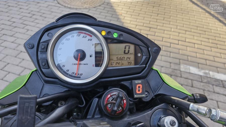 Zaļš Kawasaki Z 2009 Kauņa, ar dzinēja tilpumu 0.75 L un nobraukumu 56 tūkst. km par 3250 €, foto 13 vietnē AUTOMOTO.COM.LV