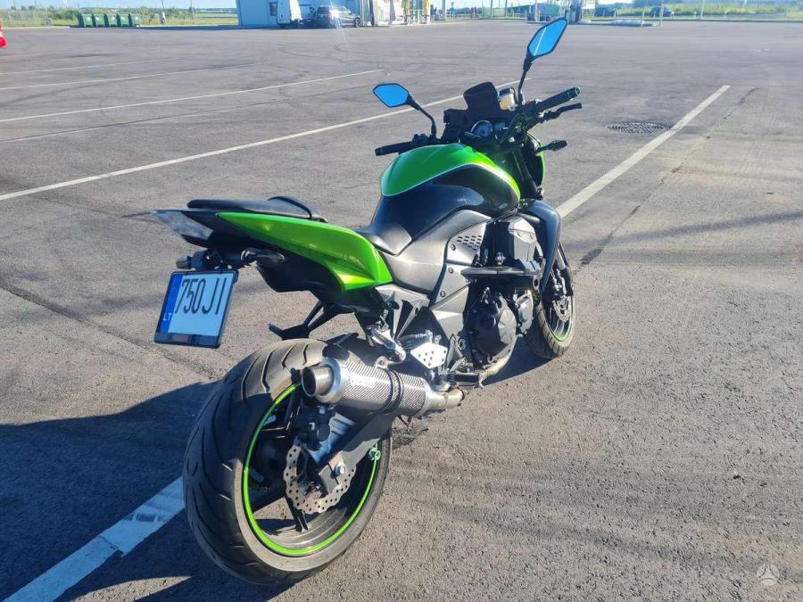 Zaļš Kawasaki Z 2009 Kauņa, ar dzinēja tilpumu 0.75 L un nobraukumu 43 tūkst. km par 3200 €, foto 5 vietnē AUTOMOTO.COM.LV