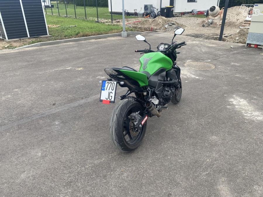 Green Kawasaki Z 2009 in Klaipeda, with an engine capacity of 0.75 L and mileage of 27 thousand km for 2800 €, photo 3 on AUTOMOTO.COM.LV