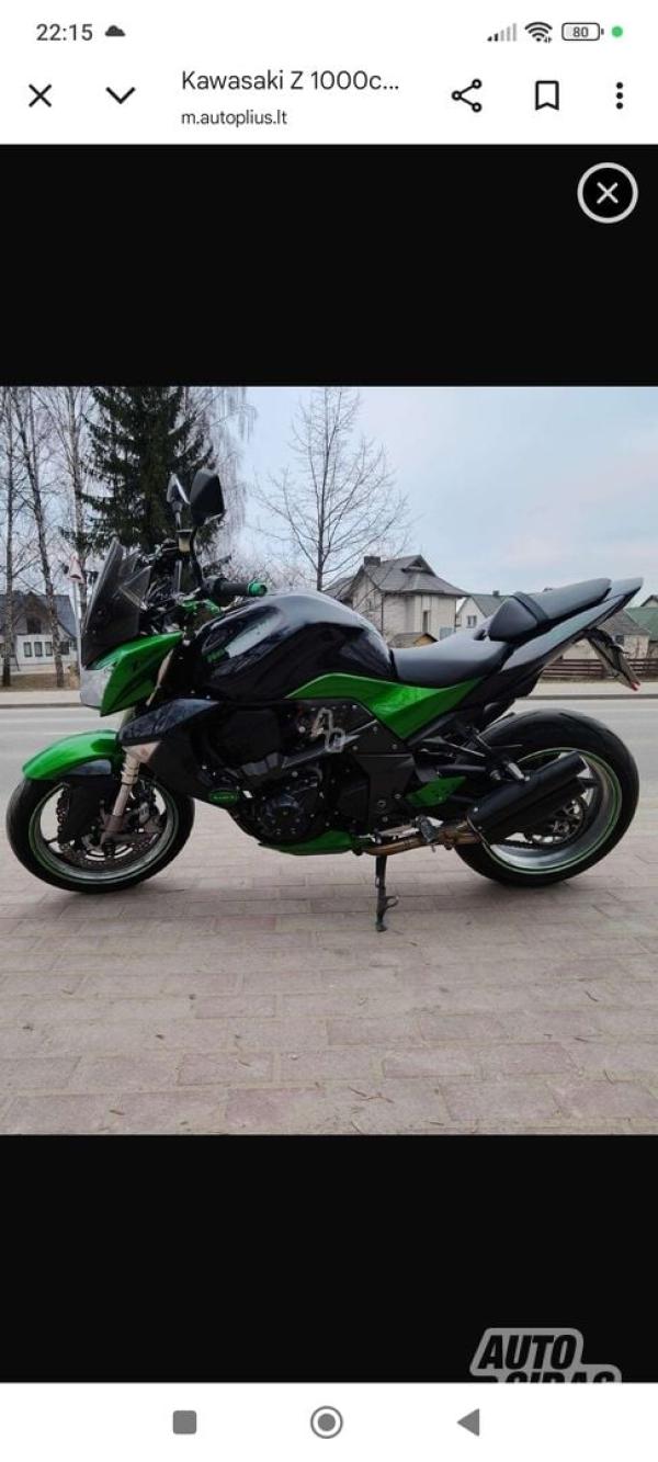 Kawasaki Z 2009 Varėna, ar dzinēja tilpumu 1.00 L un nobraukumu 25 tūkst. km par 4200 €, foto 7 vietnē AUTOMOTO.COM.LV