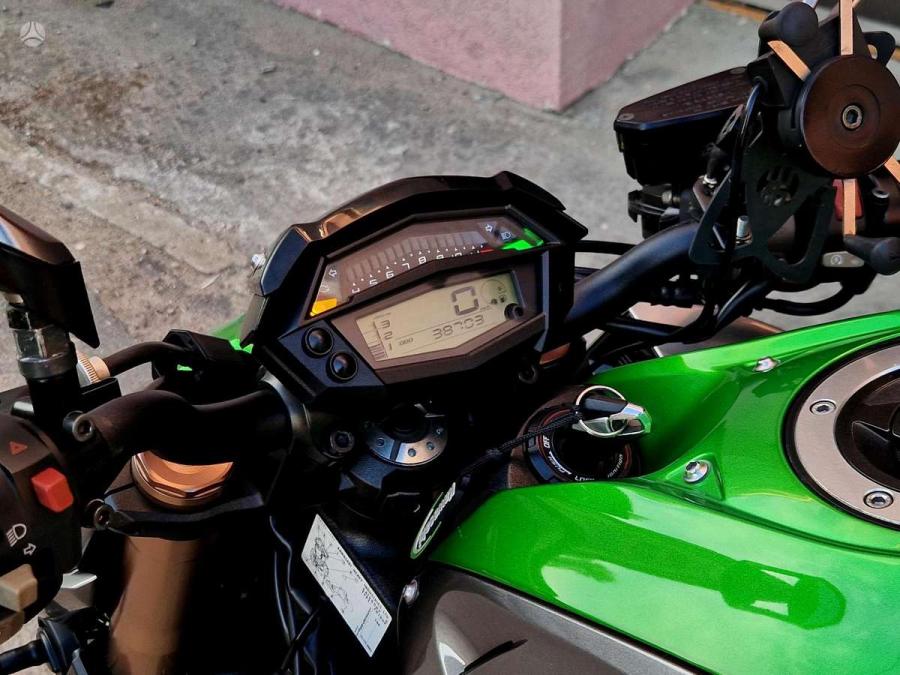 Kawasaki Z 2014 in Vilnius, with an engine capacity of 1.00 L and mileage of 38 thousand km for 7400 €, photo 18 on AUTOMOTO.COM.LV