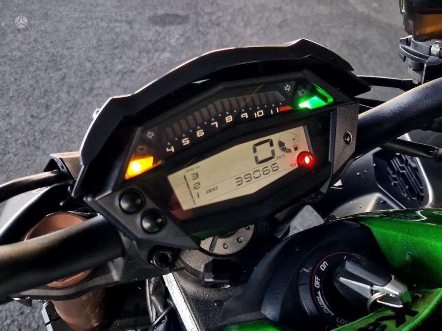 Kawasaki Z 2014 in Vilnius, with an engine capacity of 1.00 L and mileage of 39 thousand km for 7300 €, photo 14 on AUTOMOTO.COM.LV
