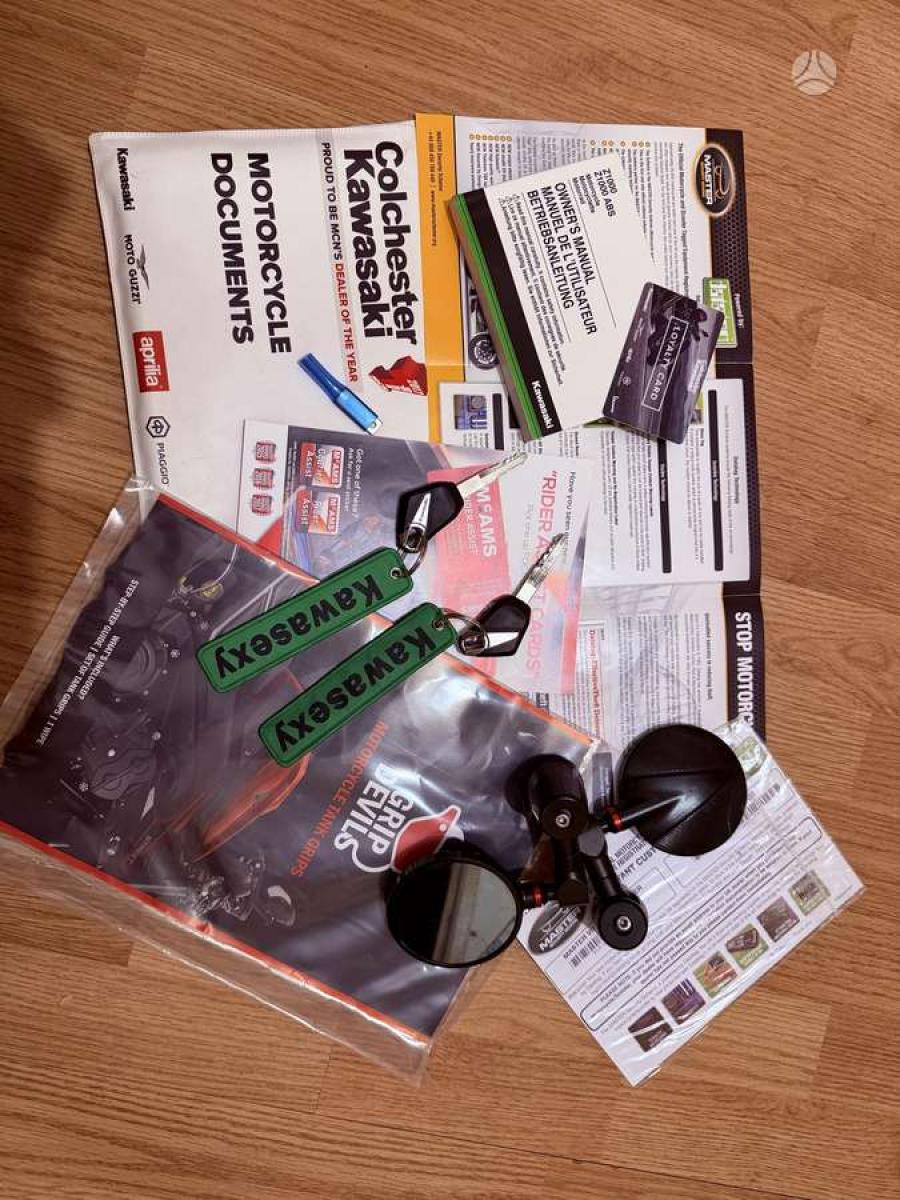 Kawasaki Z 2015 in Kazlu Ruda, with an engine capacity of 1.00 L and mileage of 27 thousand km for 6650 €, photo 15 on AUTOMOTO.COM.LV