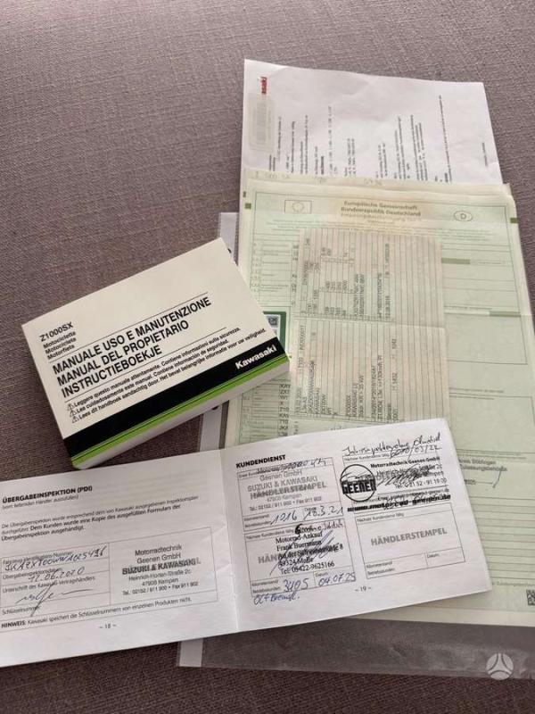 Kawasaki Z 2020 in Vilnius, with an engine capacity of 1.04 L and mileage of 6 thousand km for 5550 €, photo 11 on AUTOMOTO.COM.LV