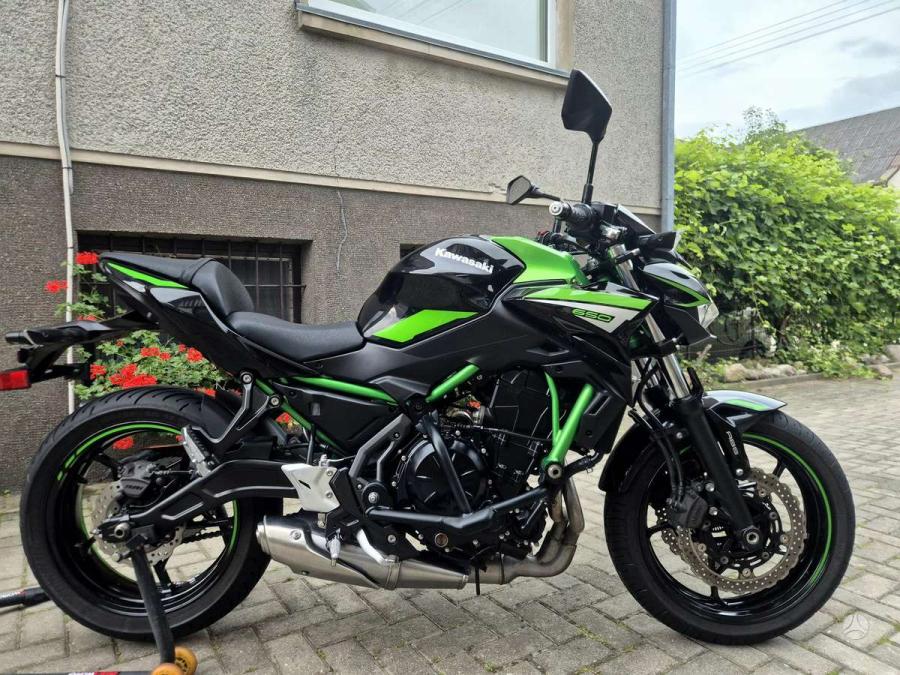Kawasaki Z 2022 in Prienai, with an engine capacity of 0.65 L and mileage of 20 thousand km for 4700 €, photo 7 on AUTOMOTO.COM.LV