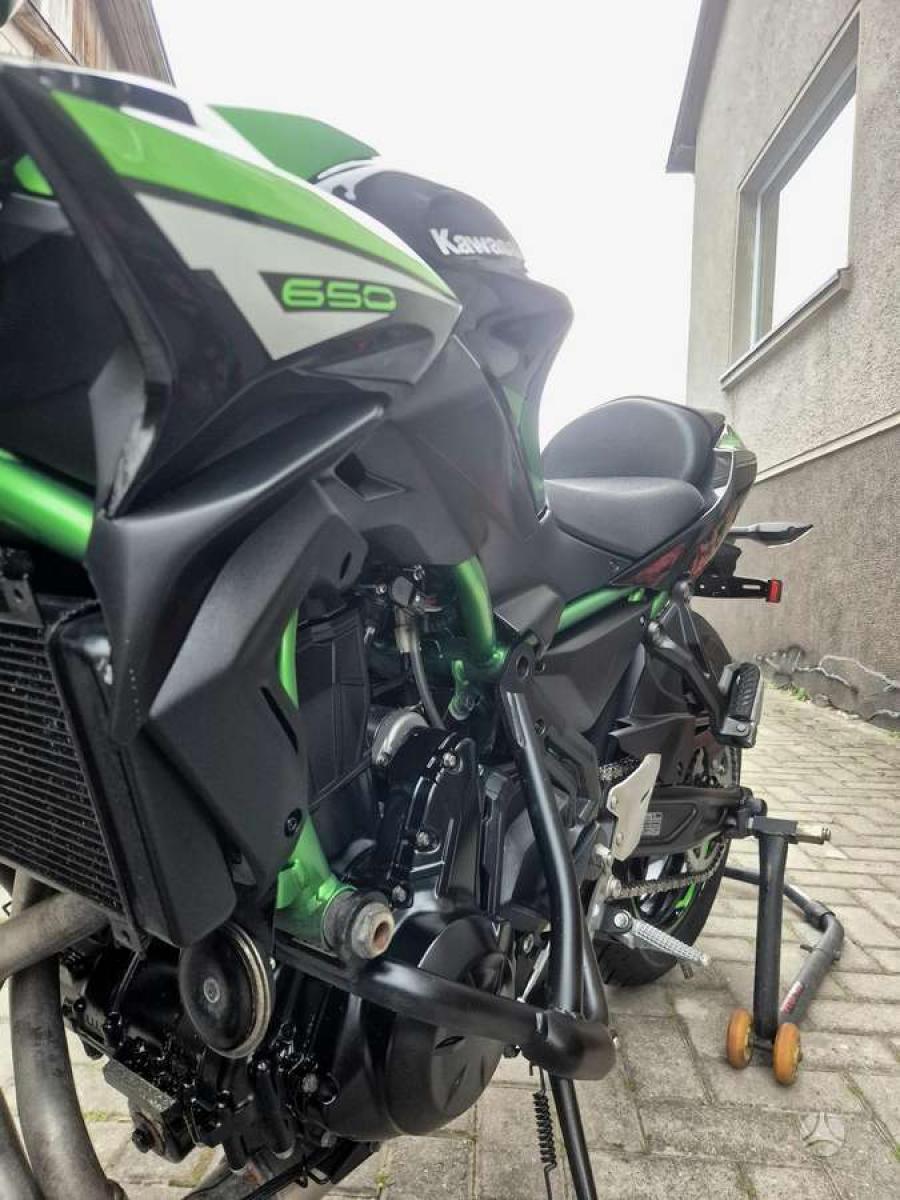 Kawasaki Z 2022 in Prienai, with an engine capacity of 0.65 L and mileage of 20 thousand km for 4700 €, photo 16 on AUTOMOTO.COM.LV