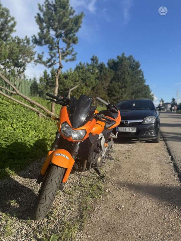 Orange Kawasaki Z 2006 in Vilnius, with an engine capacity of 0.75 L and mileage of 46 thousand km for 2800 €, photo 1 on AUTOMOTO.COM.LV