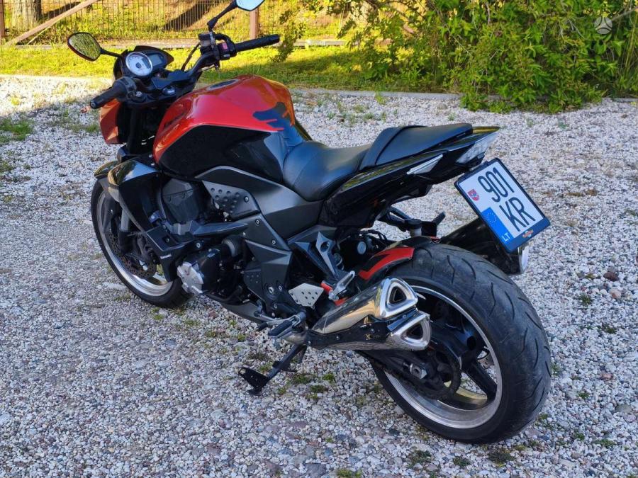 Orange Kawasaki Z 2009 in Alytus, with an engine capacity of 1.00 L and mileage of 36 thousand km for 3700 €, photo 5 on AUTOMOTO.COM.LV