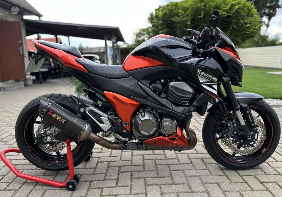Oranžs Kawasaki Z 2014 Vilkaviškis, ar dzinēja tilpumu 0.80 L un nobraukumu 17 tūkst. km par 4850 €, foto 2 vietnē AUTOMOTO.COM.LV