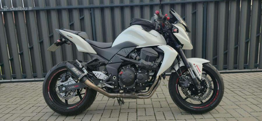 White Kawasaki Z 2011 in Panevezys, with an engine capacity of 0.75 L and mileage of 10 thousand km for 4000 €, photo 3 on AUTOMOTO.COM.LV