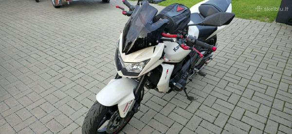 White Kawasaki Z 2011 in Panevezys, with an engine capacity of 0.75 L and mileage of 10 thousand km for 4000 €, photo 3 on AUTOMOTO.COM.LV