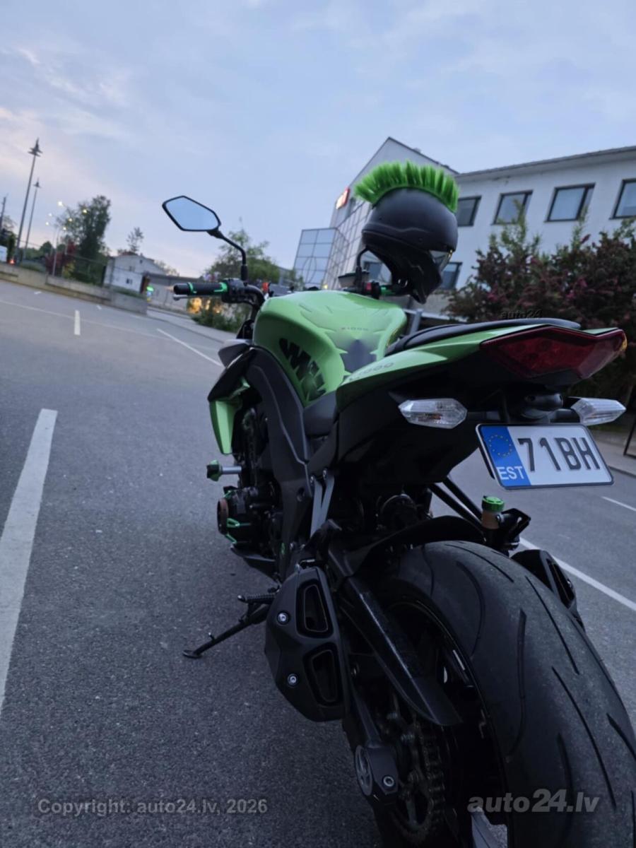 Green Kawasaki Z1000 2011 in Rakvere, with an engine capacity of 0.00 L and mileage of 42 thousand km for 4400 €, photo 7 on AUTOMOTO.COM.LV